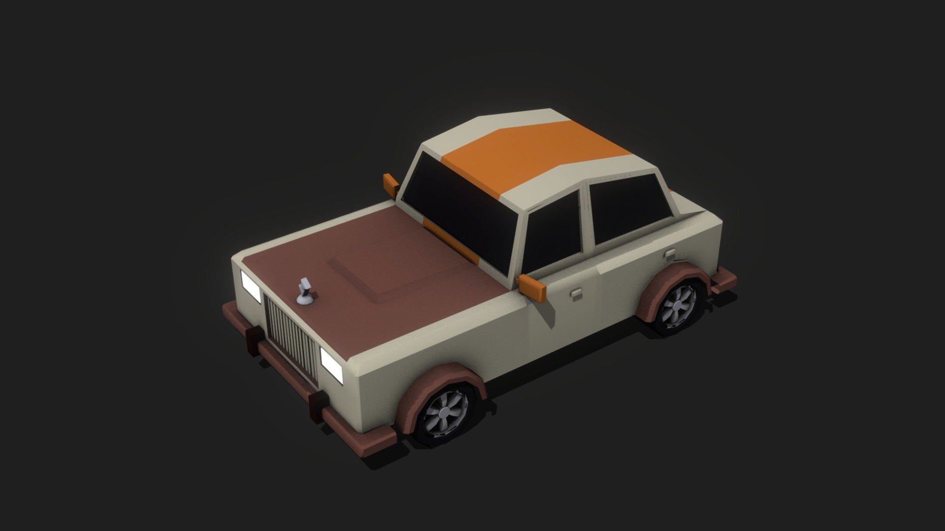 low poly Car - 3D model by Sourav Chakraborty (@souravc) [03ab04b ...