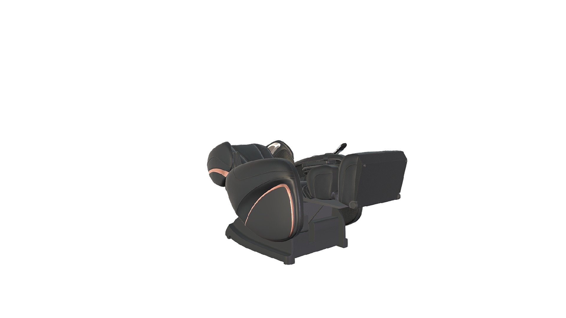 Black Message Chair Animation - 3D model by Furniture 3D ...