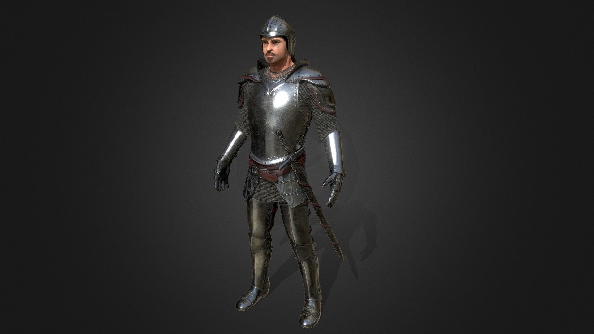 Knight - Buy Royalty Free 3D model by lubosh_art [03ad41f] - Sketchfab ...