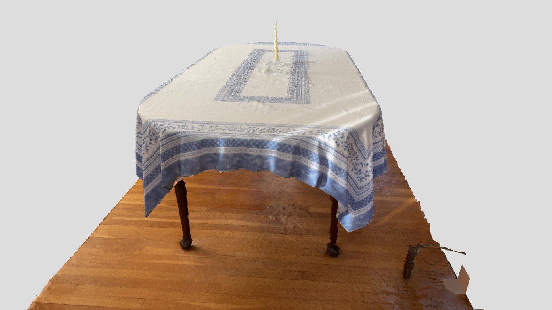 Oval Tablecloth - Download Free 3D model by lhardi [03ae826] - Sketchfab