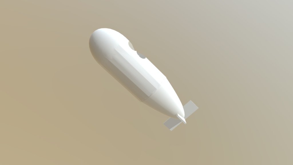 zeppelin - 3D model by nikifab [03aed5e] - Sketchfab