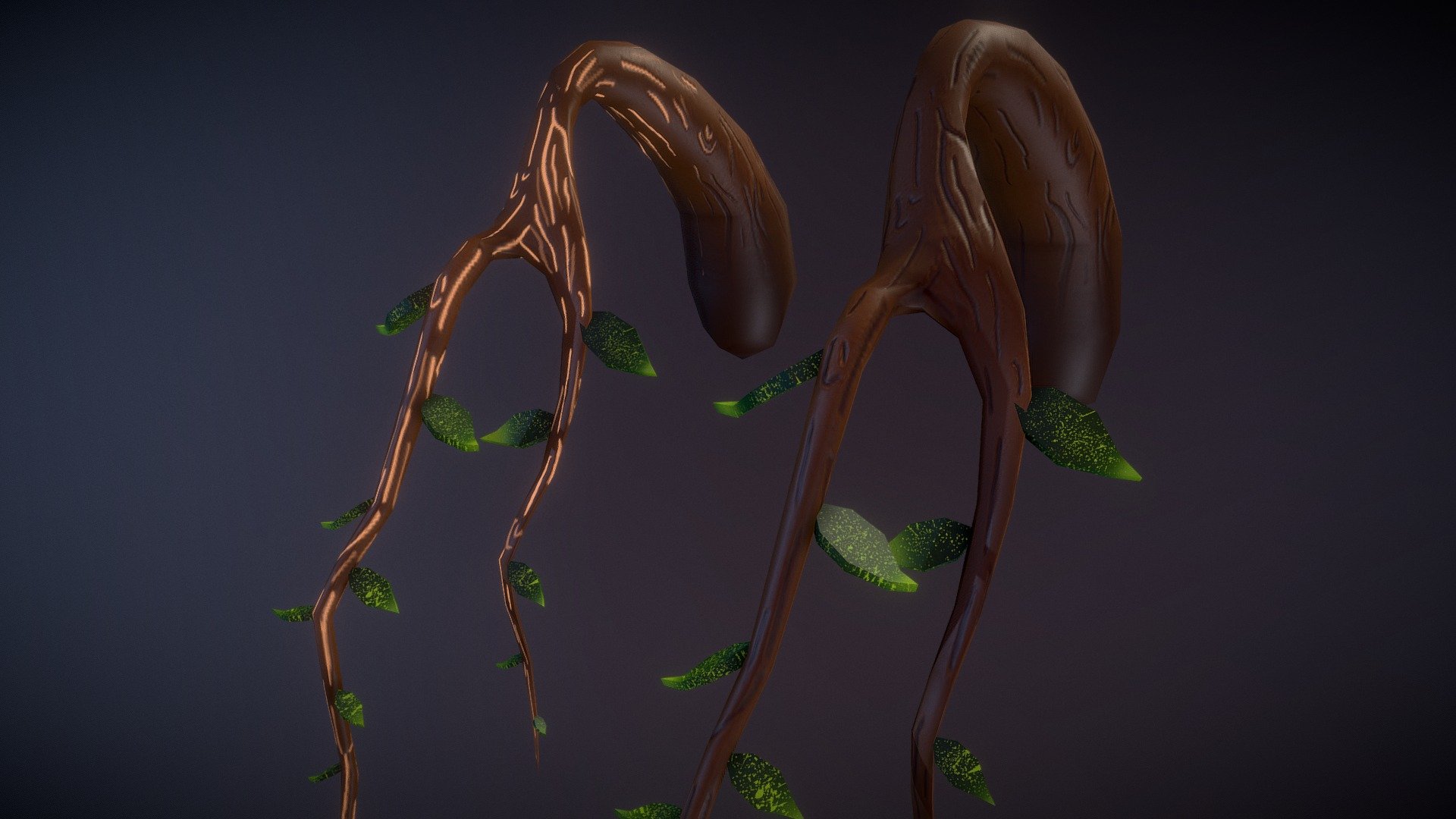 Branches with leaves on it - Download Free 3D model by anyaachan ...