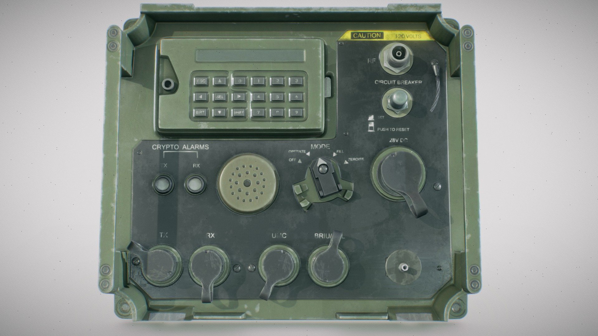 Military communications panel - 3D model by David O' Connor (@dave ...