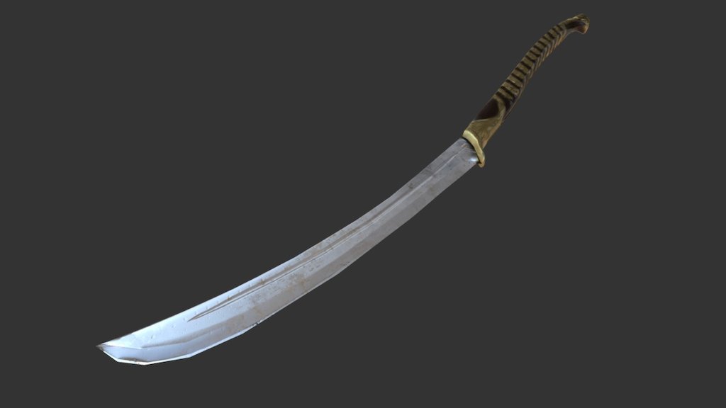 Noldor Blade (Eldar) - Elves of Lindon - Buy Royalty Free 3D model by R ...
