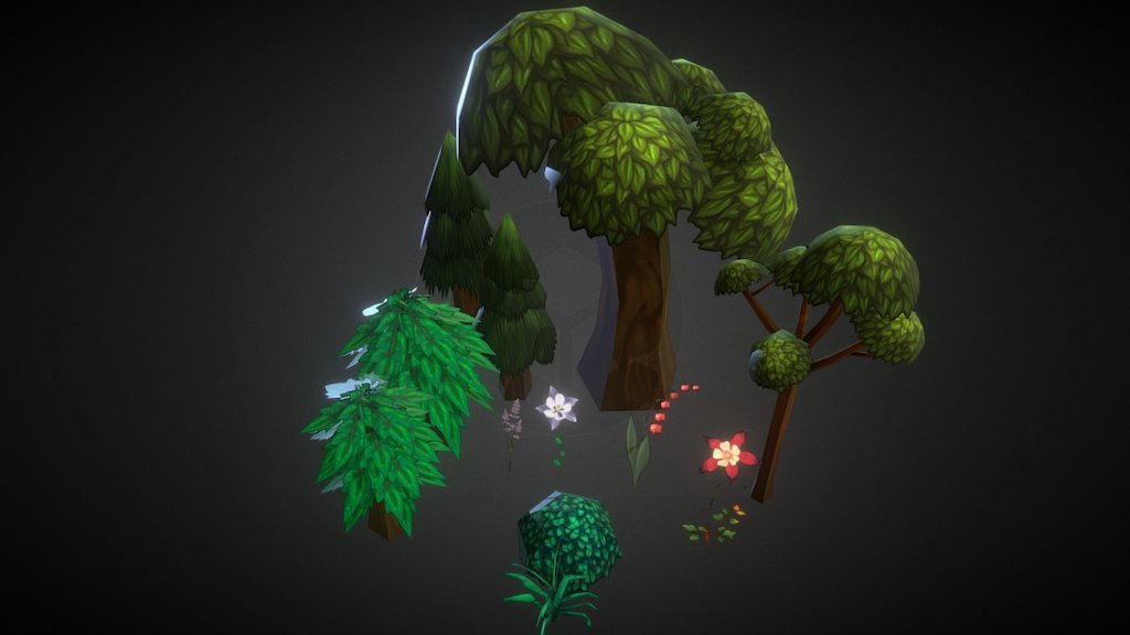 Forest Assets - 3D model by Veena (@VeenaPlz) [03b2e33] - Sketchfab