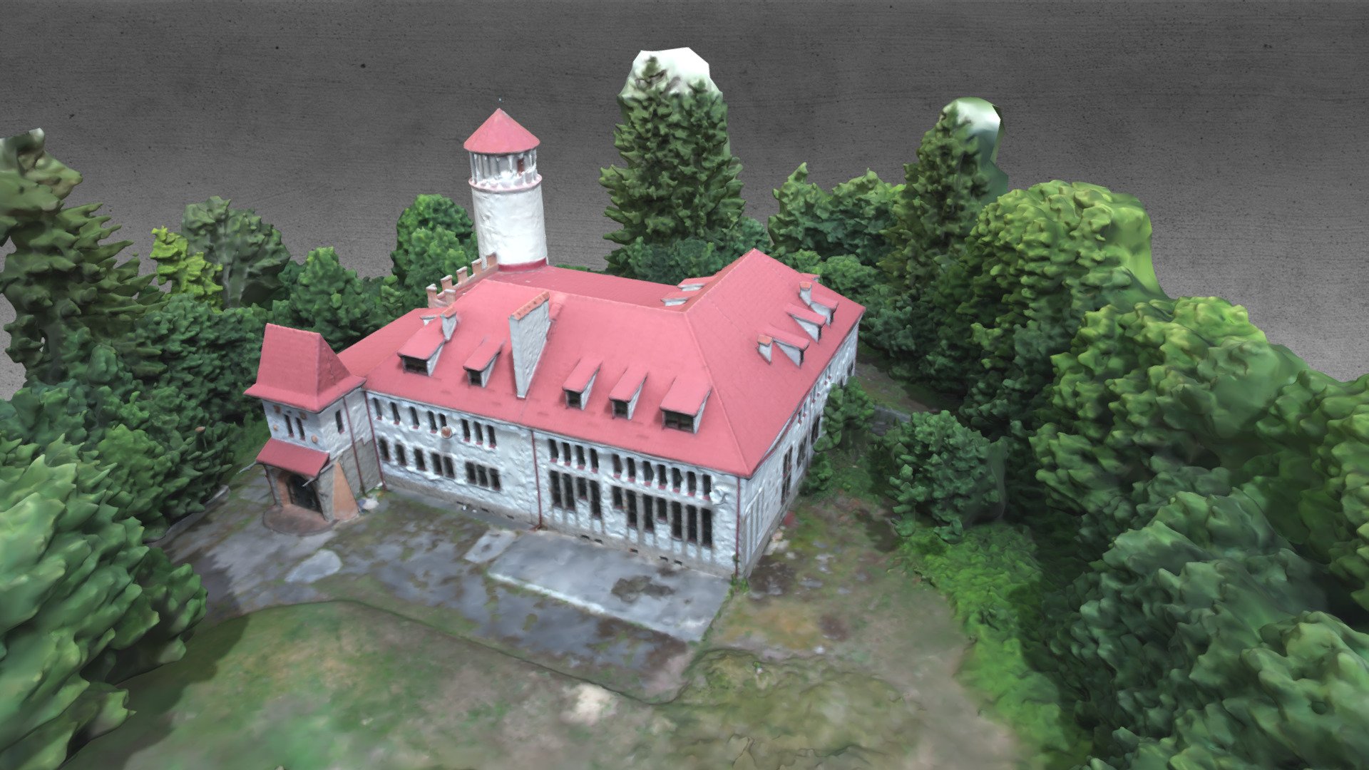 Eksport Zamek Zaklików - 3D model by "Sferyczny" M.P. Jurzak ...