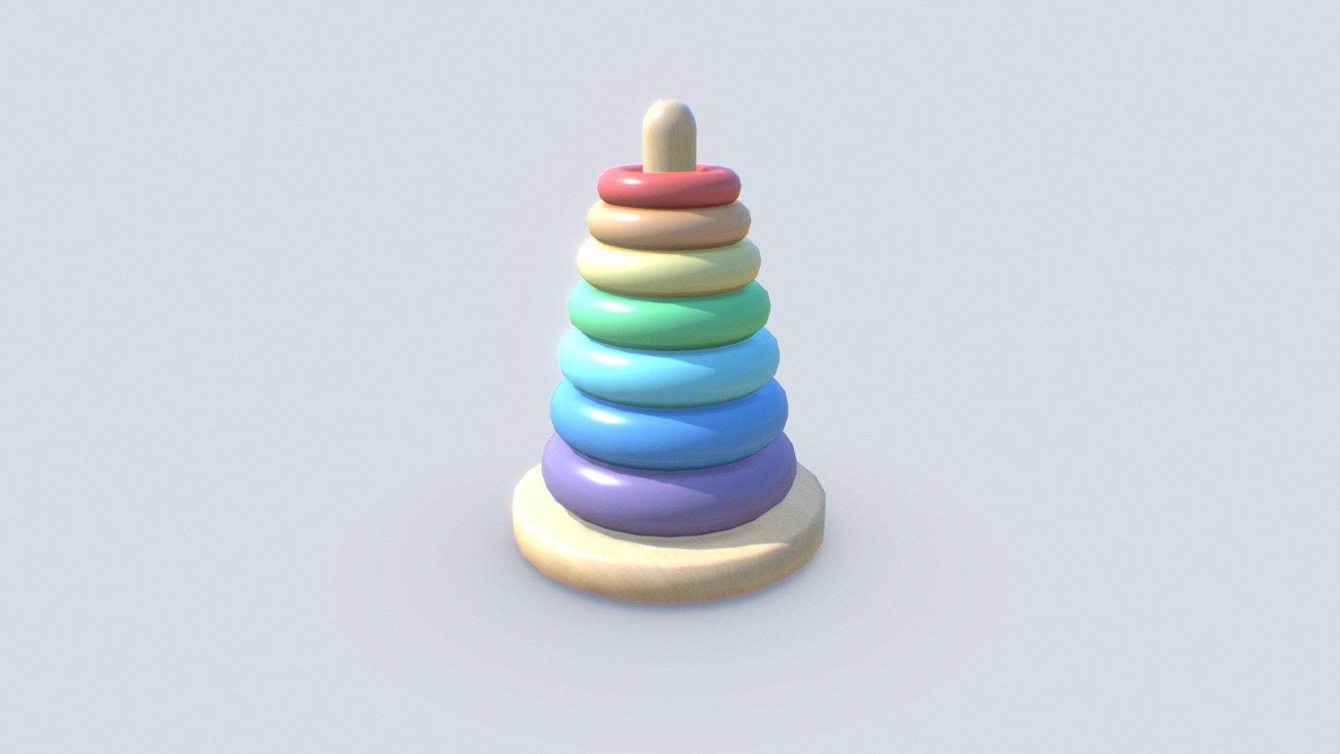 Children's Stack toy - Buy Royalty Free 3D model by ÆON (@xaeon ...