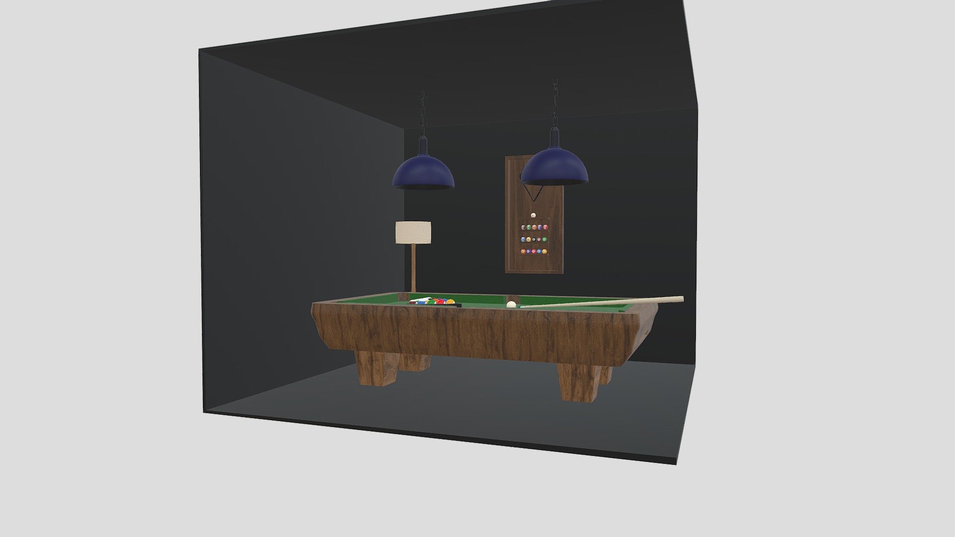 3D Billiard Room - Download Free 3D model by okankaralti [03b7ef6 ...
