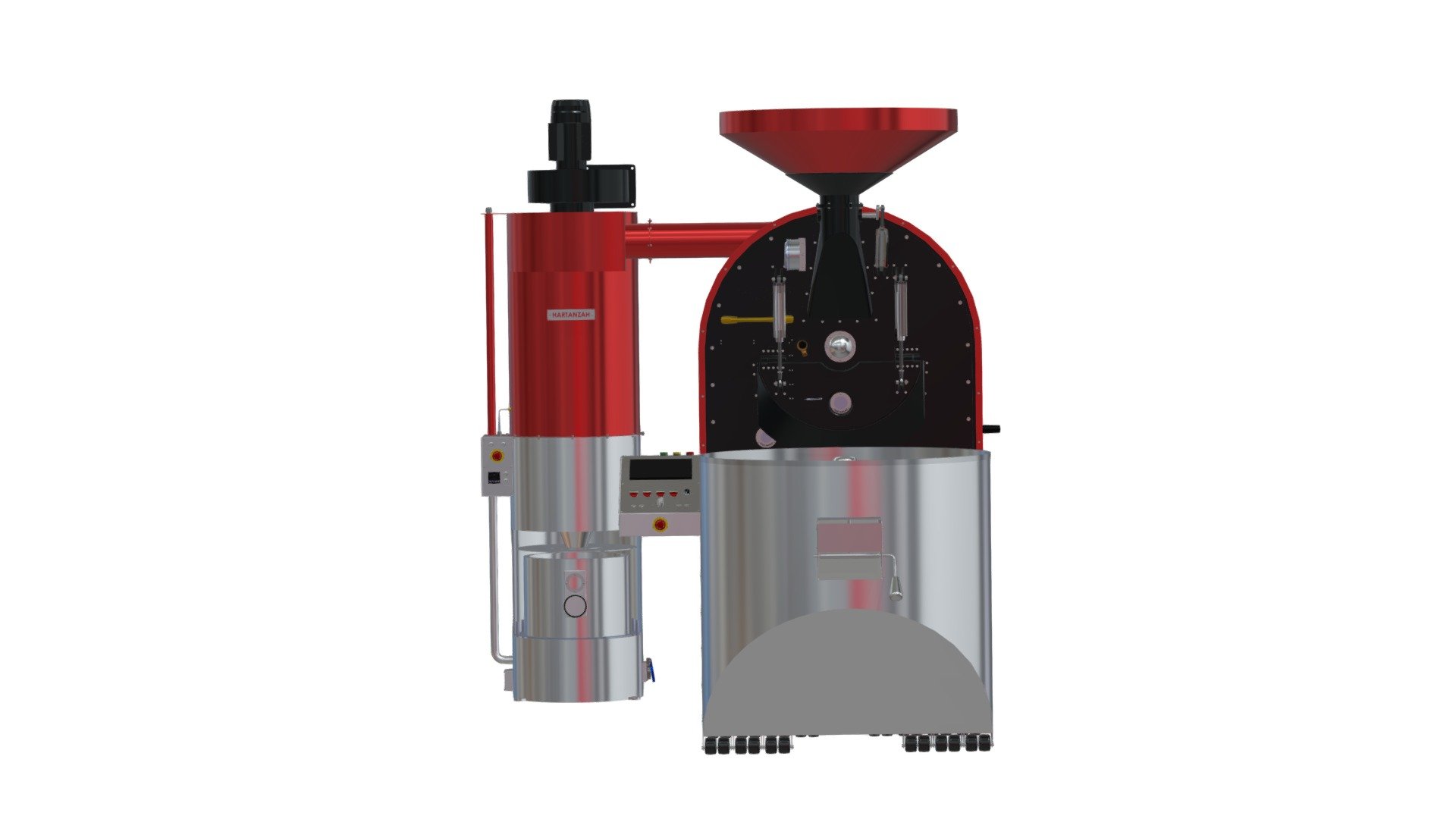 Hartanzah Ivander 25 - 25 Kg Gas Coffee Roaster - 3D model by Hartanzah ...
