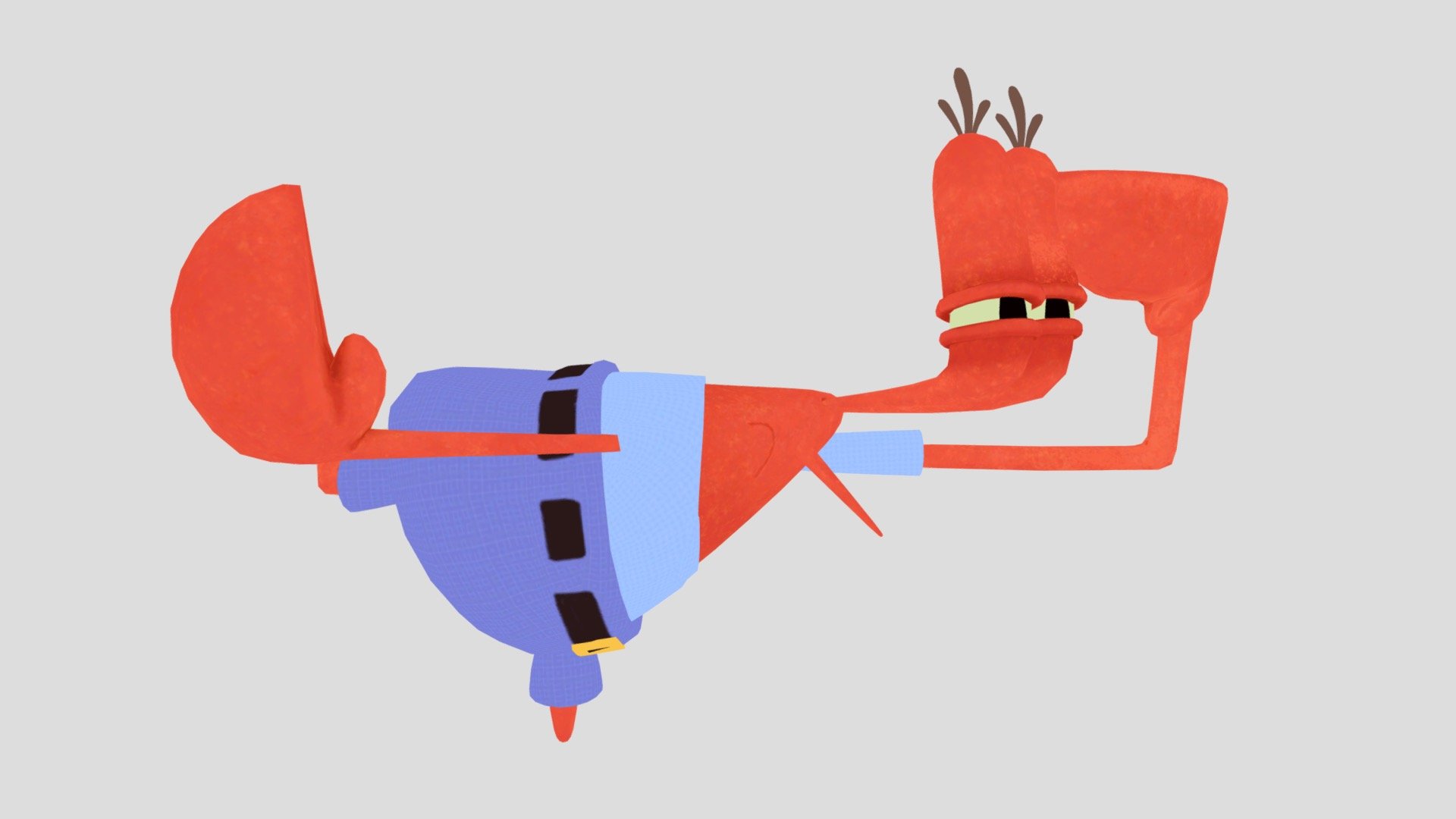 NASB2 - Mr Krabs Looking - Download Free 3D model by SMF Features ...