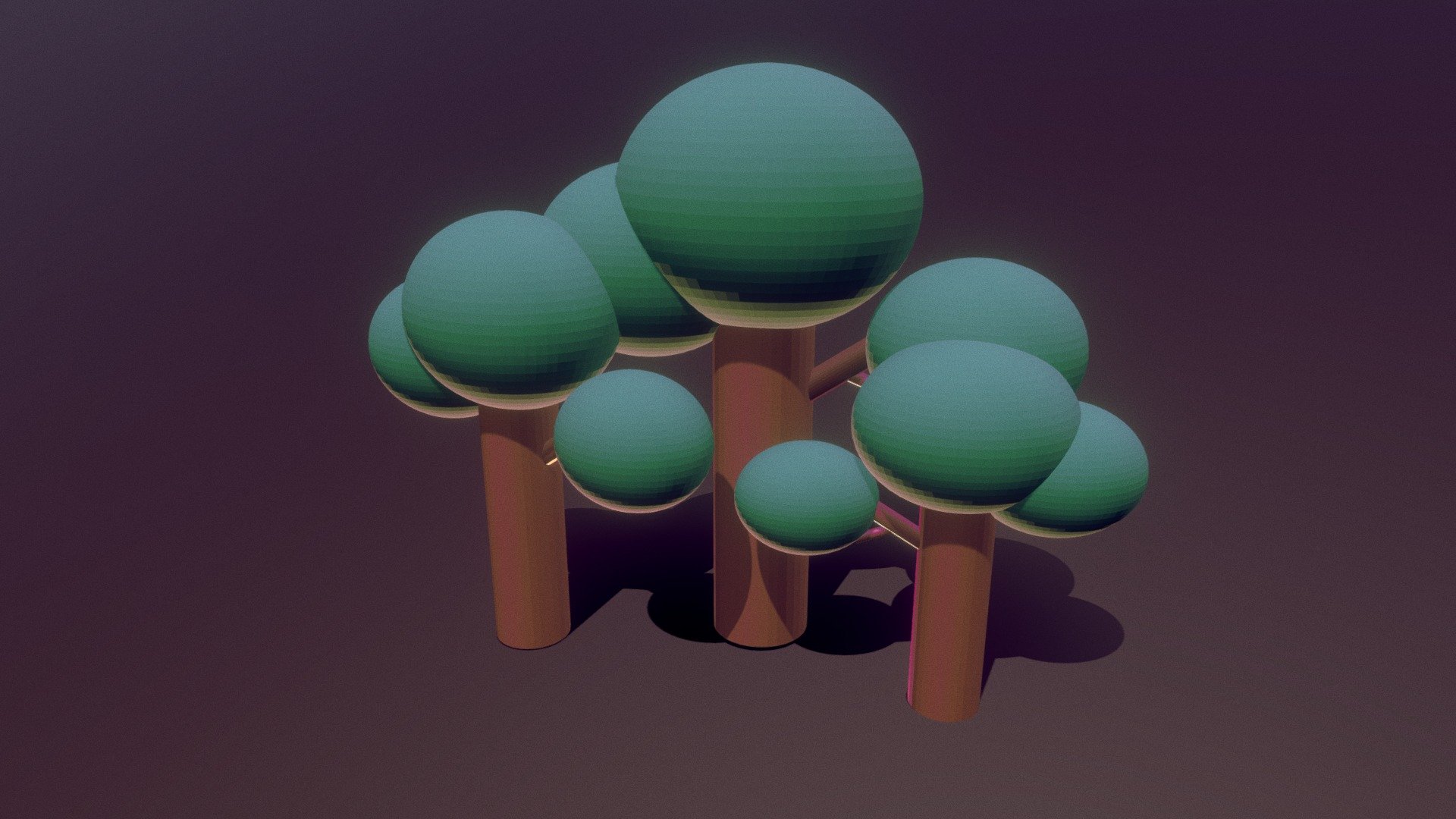 trees - 3D model by Guusjevh [03b9a2c] - Sketchfab
