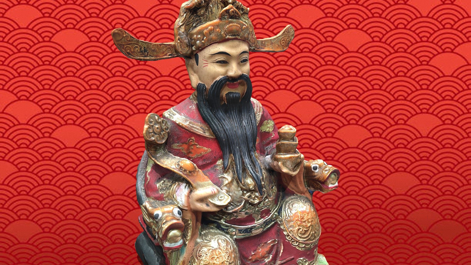 130-ST-Caishen - chinese god - Buy Royalty Free 3D model by KimtueKP ...