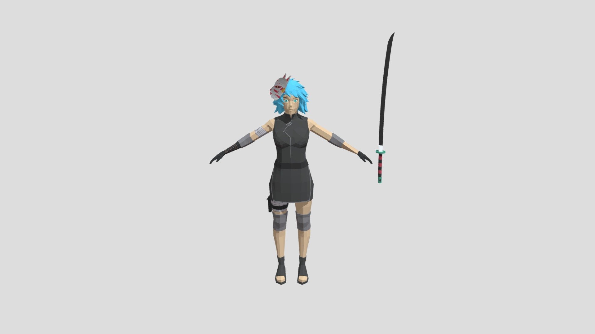 Low Poly Female Character - 3D model by MadTrollStudio [03bb827 ...