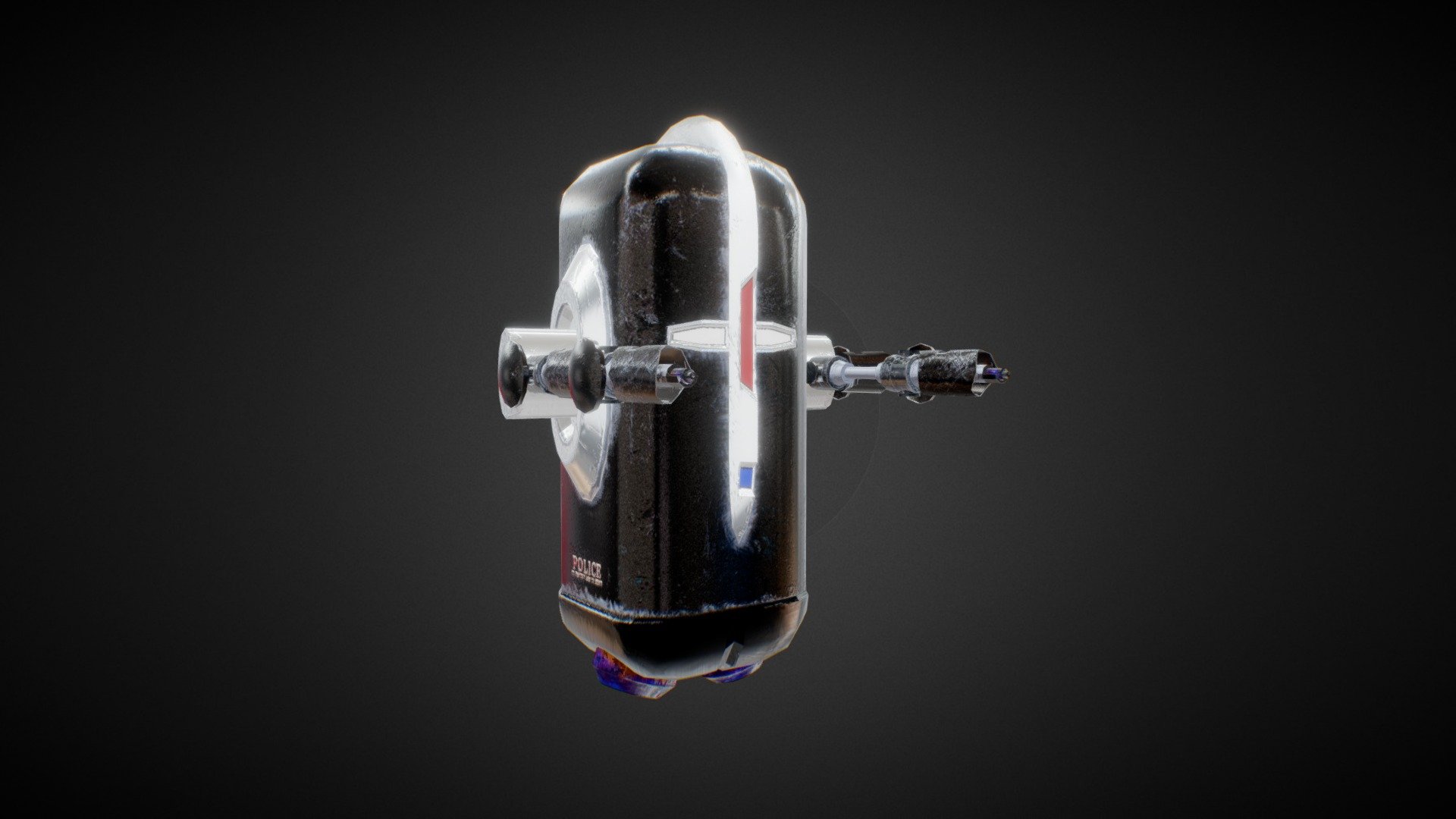 Sci-Fi Police Robot - Buy Royalty Free 3D model by Methexis Studios ...