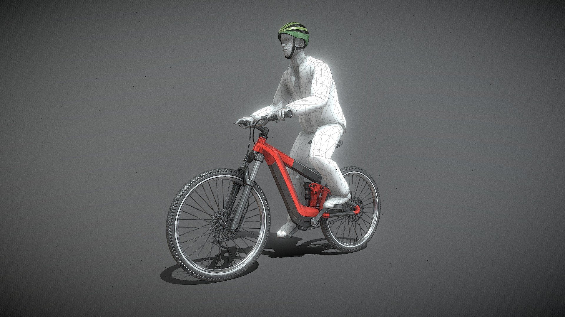 Cycling Animation (Normal Speed) - 3D model by VIS-All-3D (@VIS-All ...