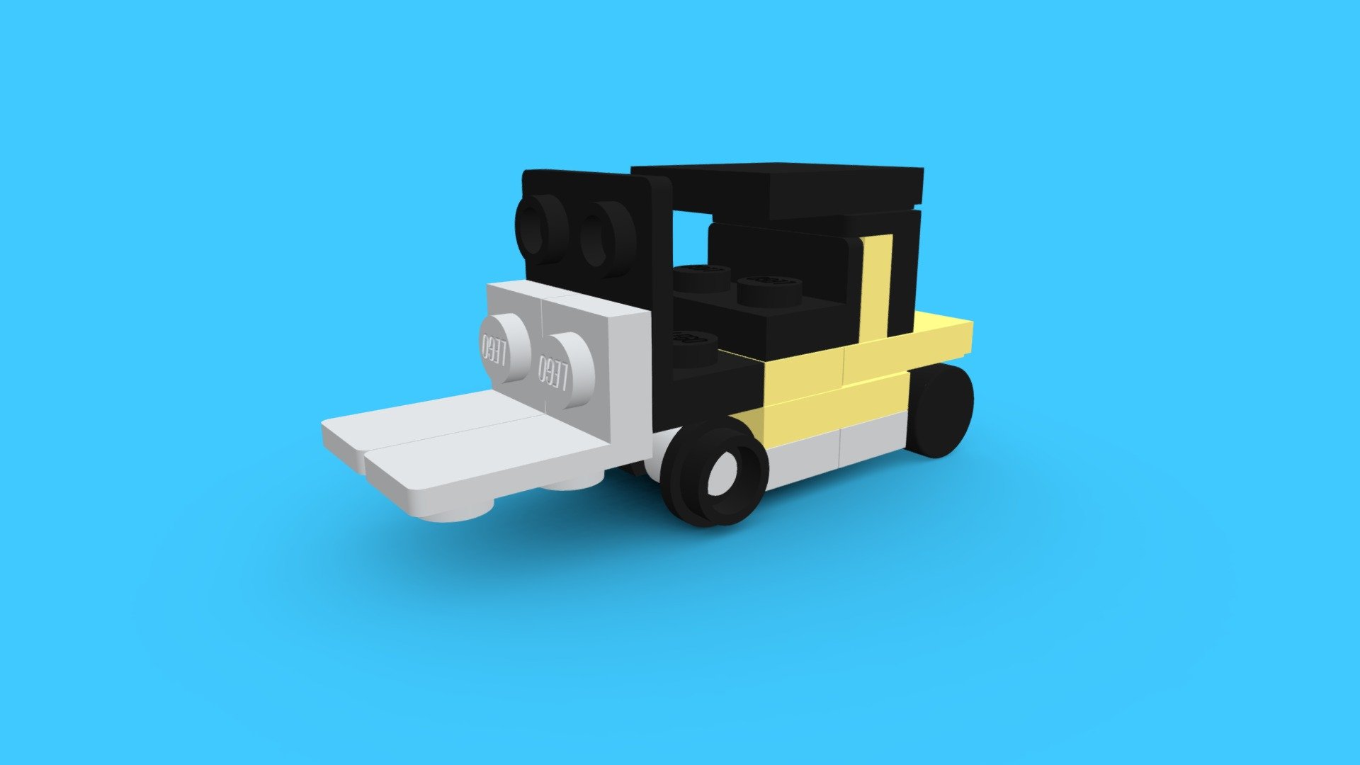 LEGO Micro Fork Lift MOC [#0330] - Download Free 3D model by The Bobby ...