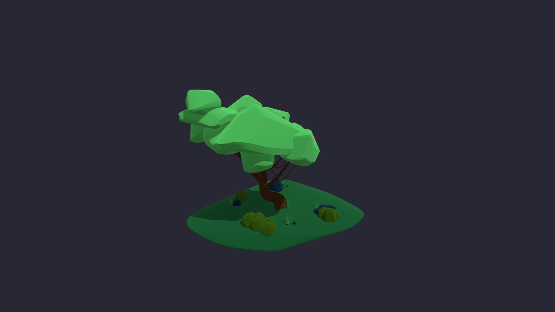 Tree Scene - Download Free 3D model by Asator (@kasperdevries94 ...