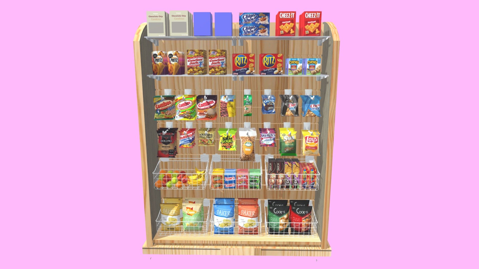 Snack Shelf - Download Free 3D model by Pasha (@Pasha.) [03c24c8 ...