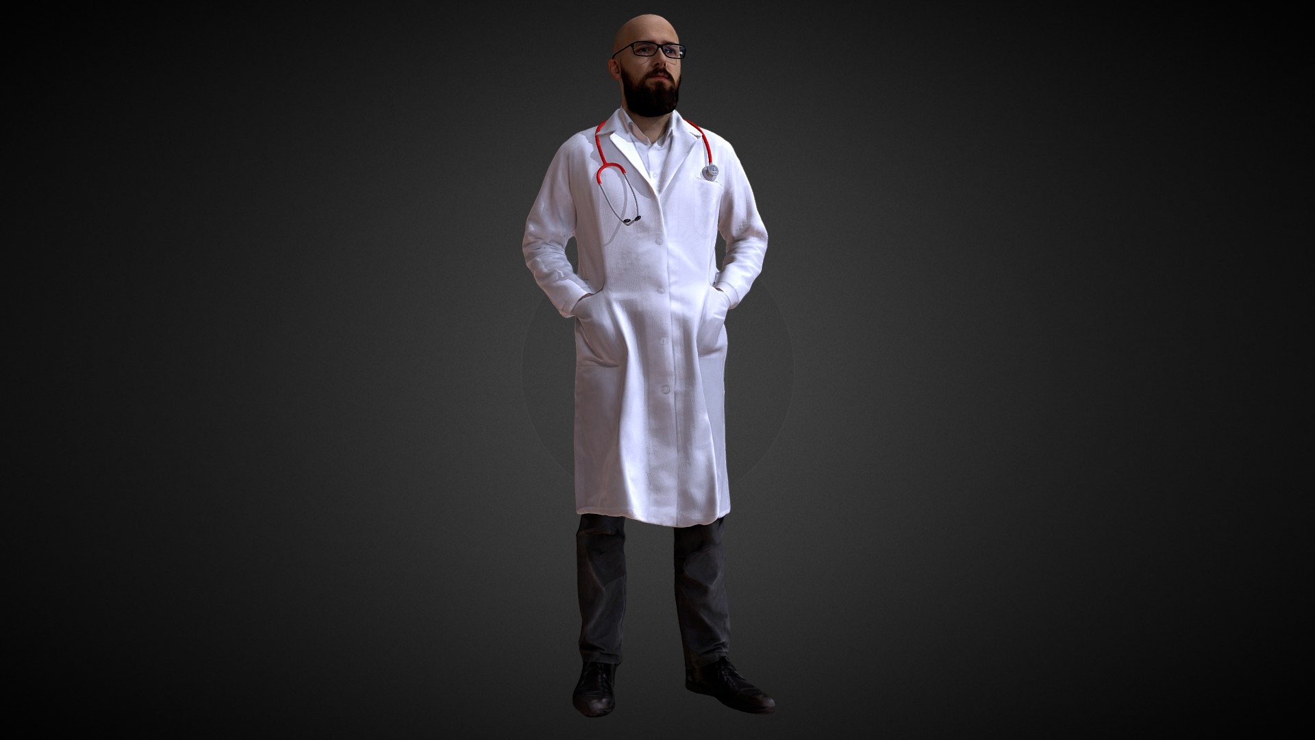 3D Scan Man Doctor 020 - Buy Royalty Free 3D model by bonboniere3d ...