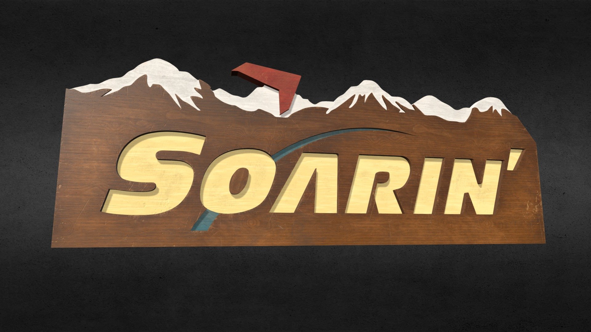 Soarin' Over California: Entrance Sign - Download Free 3D model by WED ...