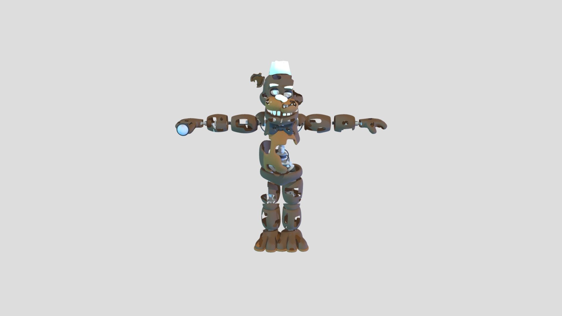 Nigerian Freddy Fazbear - 3D model by eyyyy [03c4807] - Sketchfab