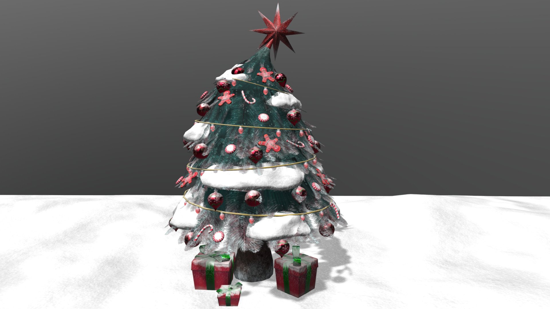 Christmas Tree - 3D model by Wen (@Wen04) [03c5904] - Sketchfab