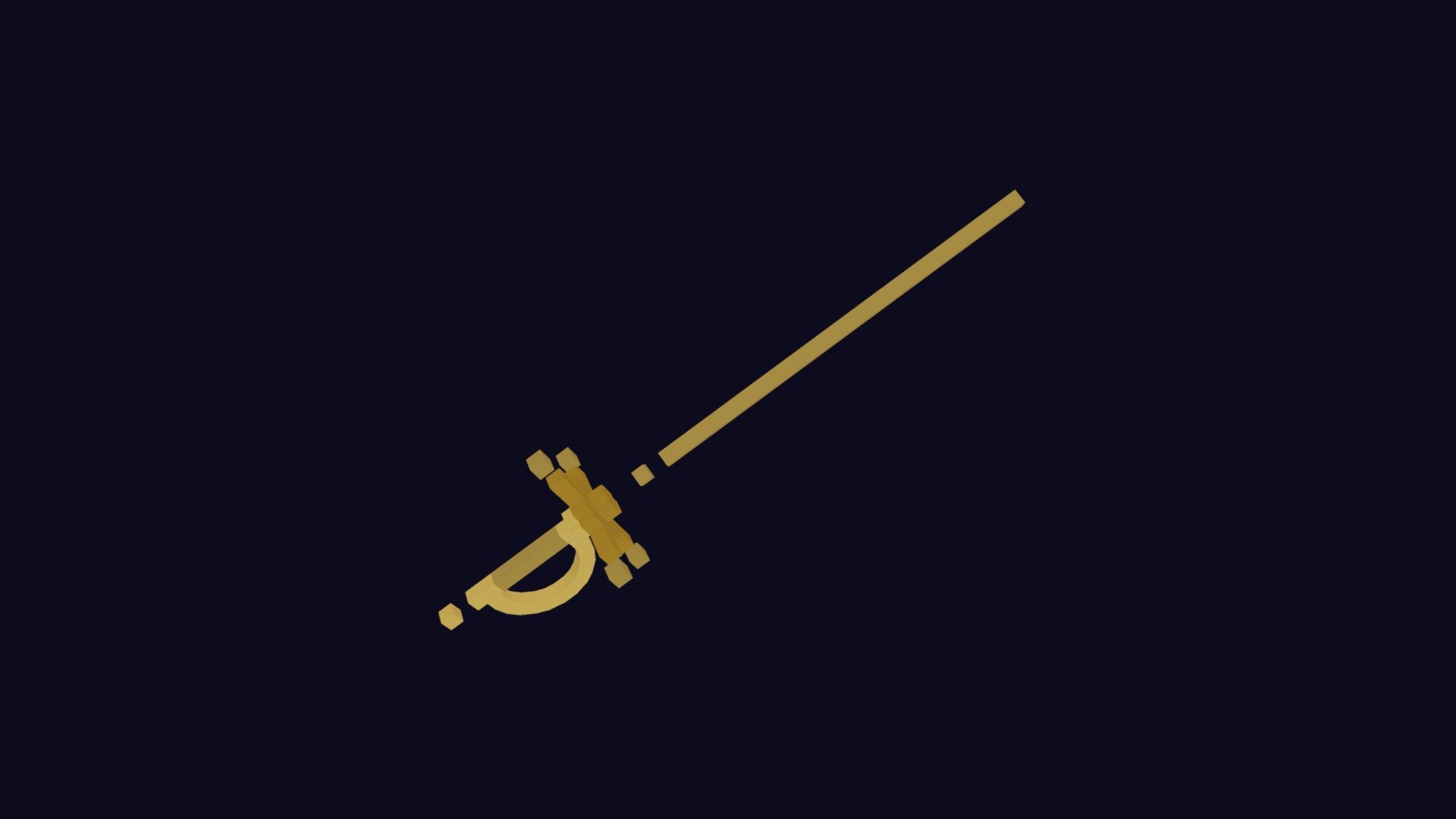 Voxel Sword 8 - 3D Lowpoly Weapons - Buy Royalty Free 3D model by ...