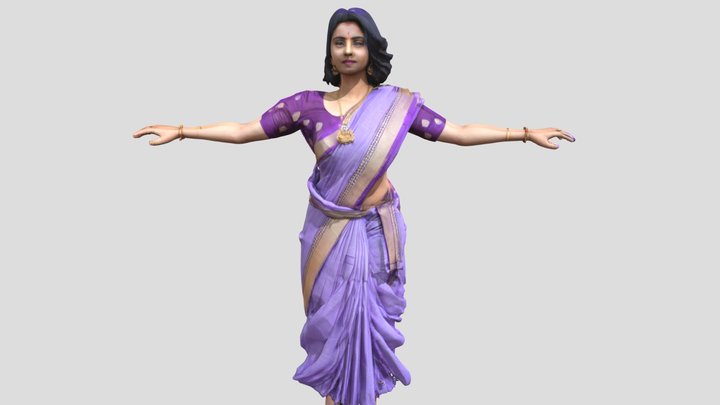 Saree 3D models - Sketchfab