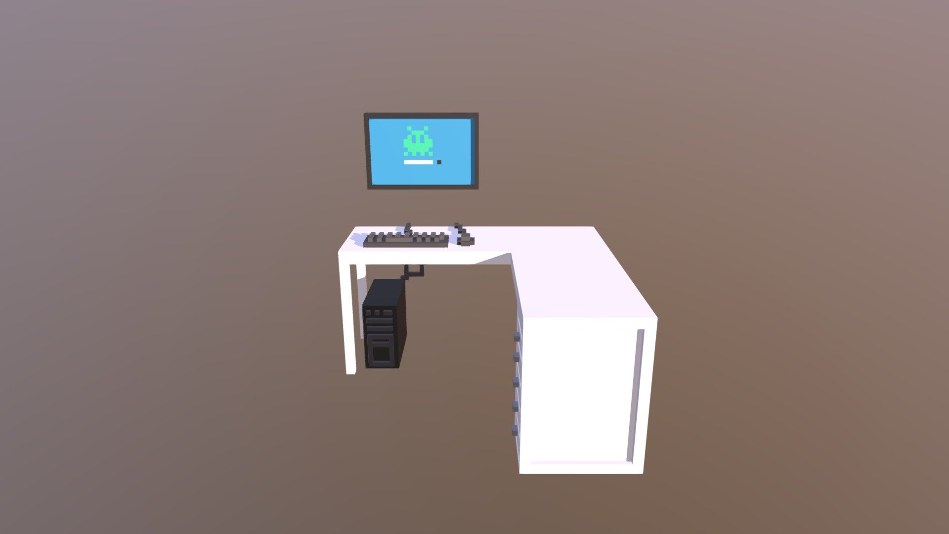 Desk - 3D model by kendrachateau [03cad12] - Sketchfab