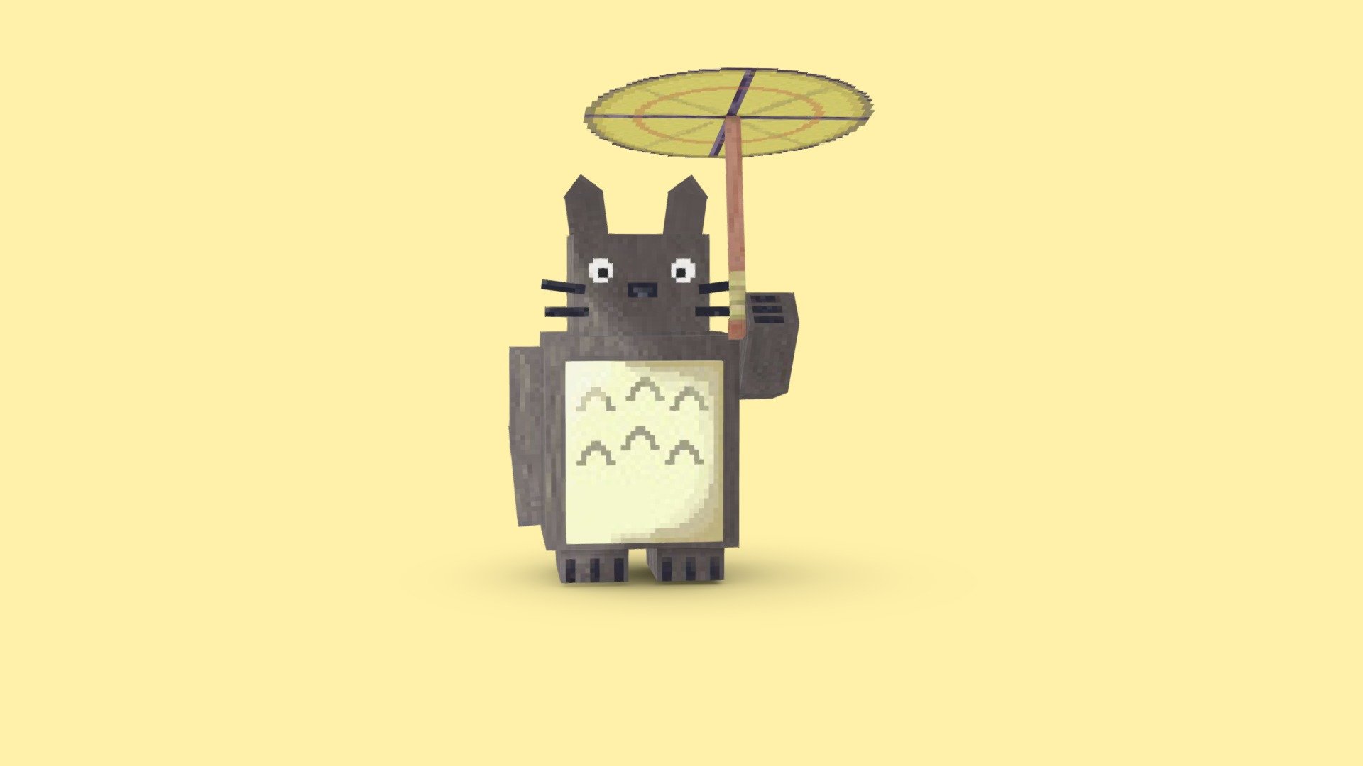Totoro - 3D model by Snowxx [03cae4a] - Sketchfab