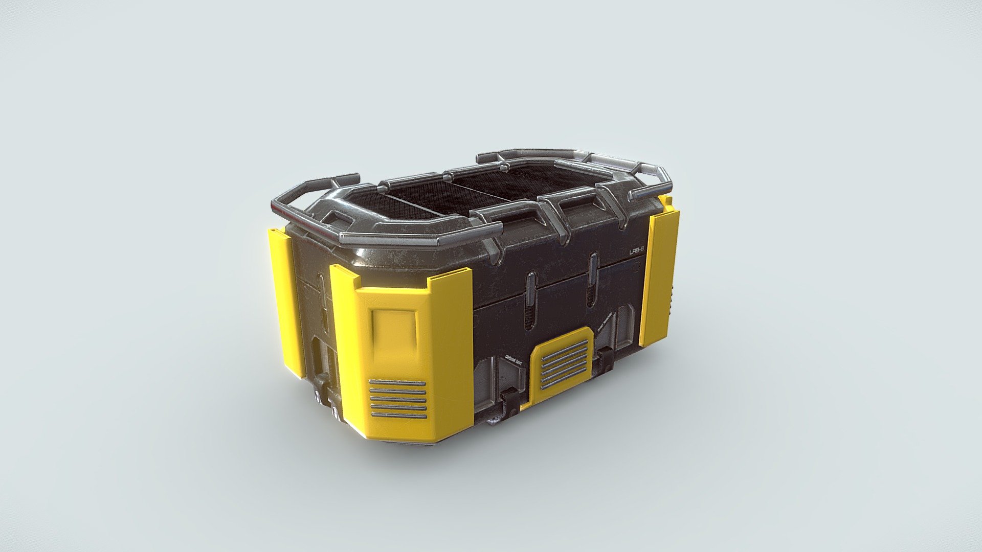 Futuristic crate/box - Download Free 3D model by Just8 [03cbe98 ...
