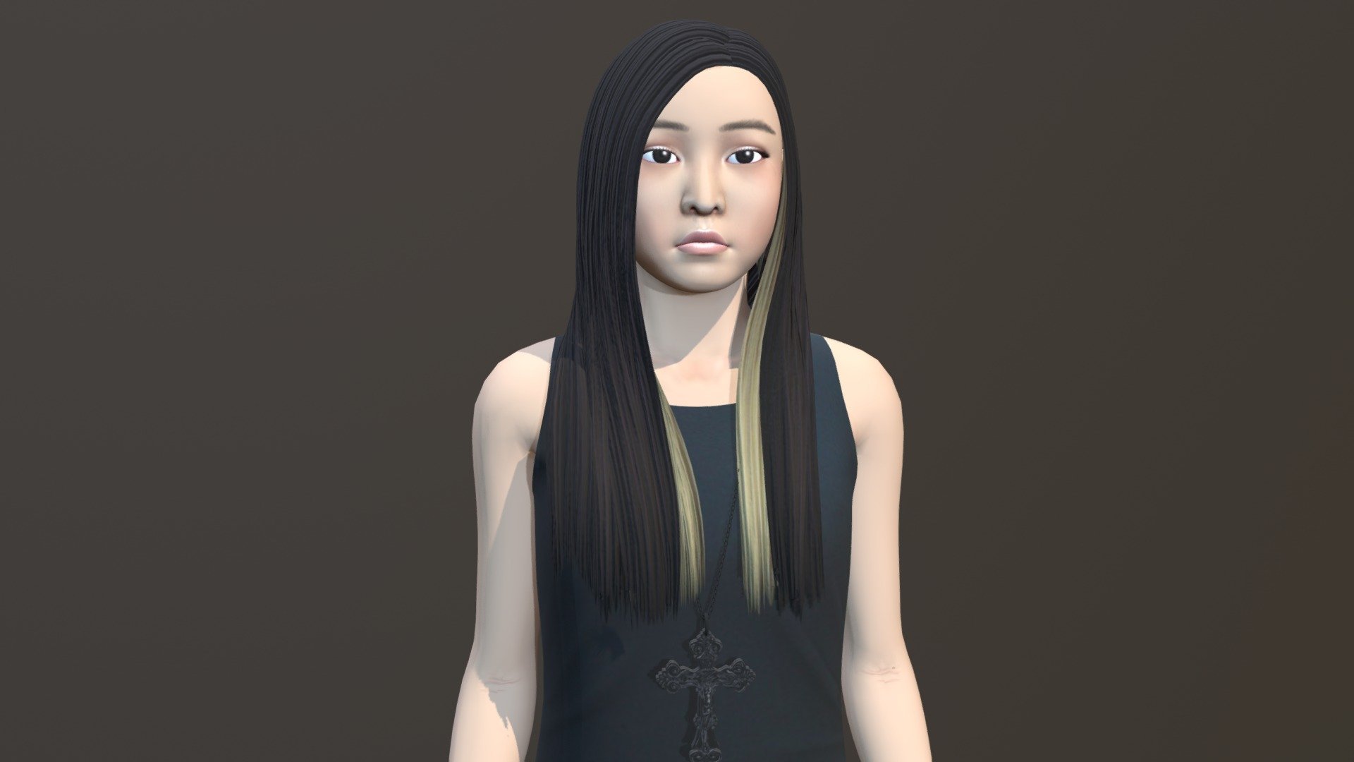 Jennie Kim portrait - 3D model by lazaga777 [03cc59d] - Sketchfab