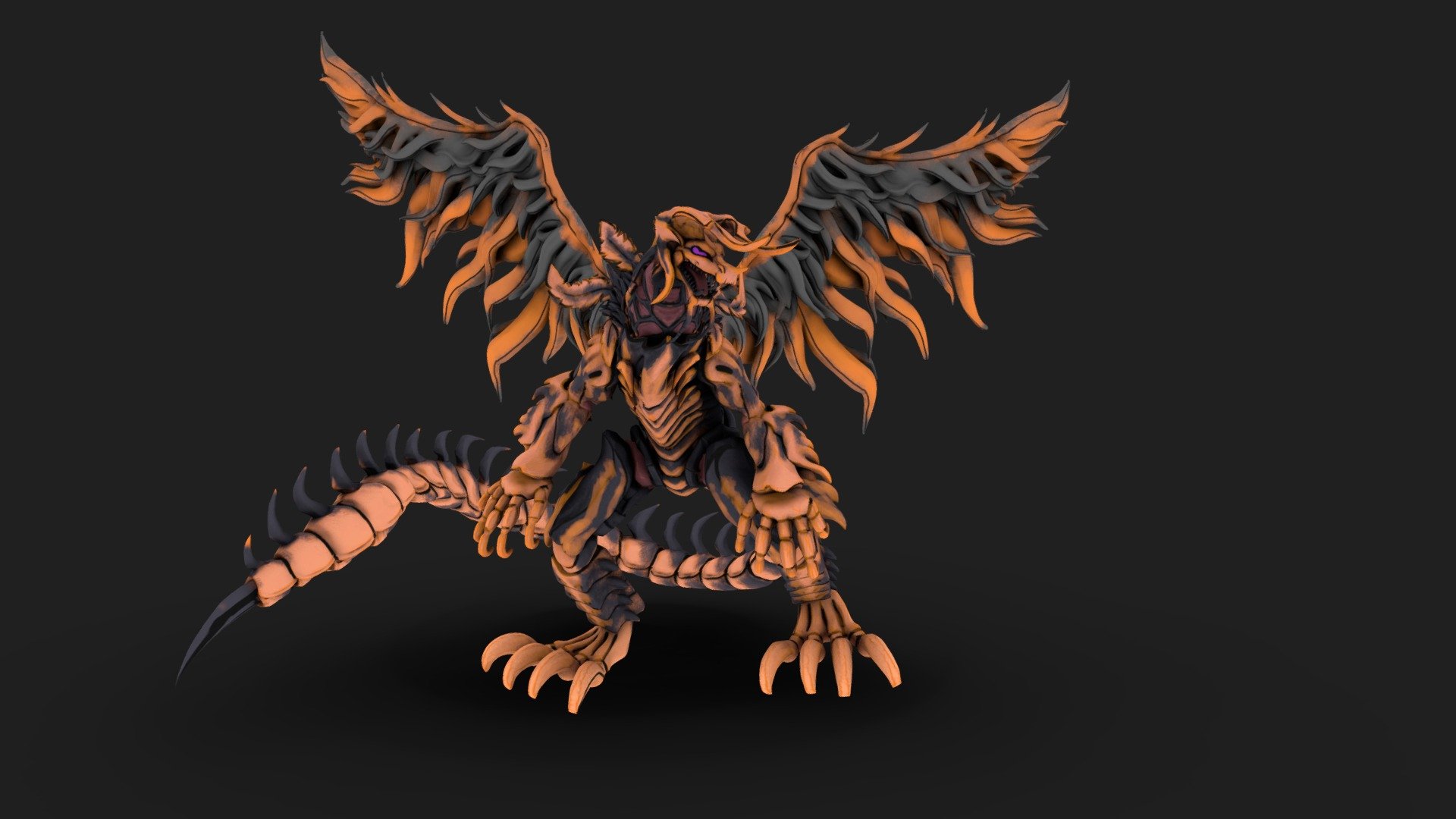 3D Dragon Kaiju - 3D model by Callum Lax (@callumlax) [03cc5f9] - Sketchfab