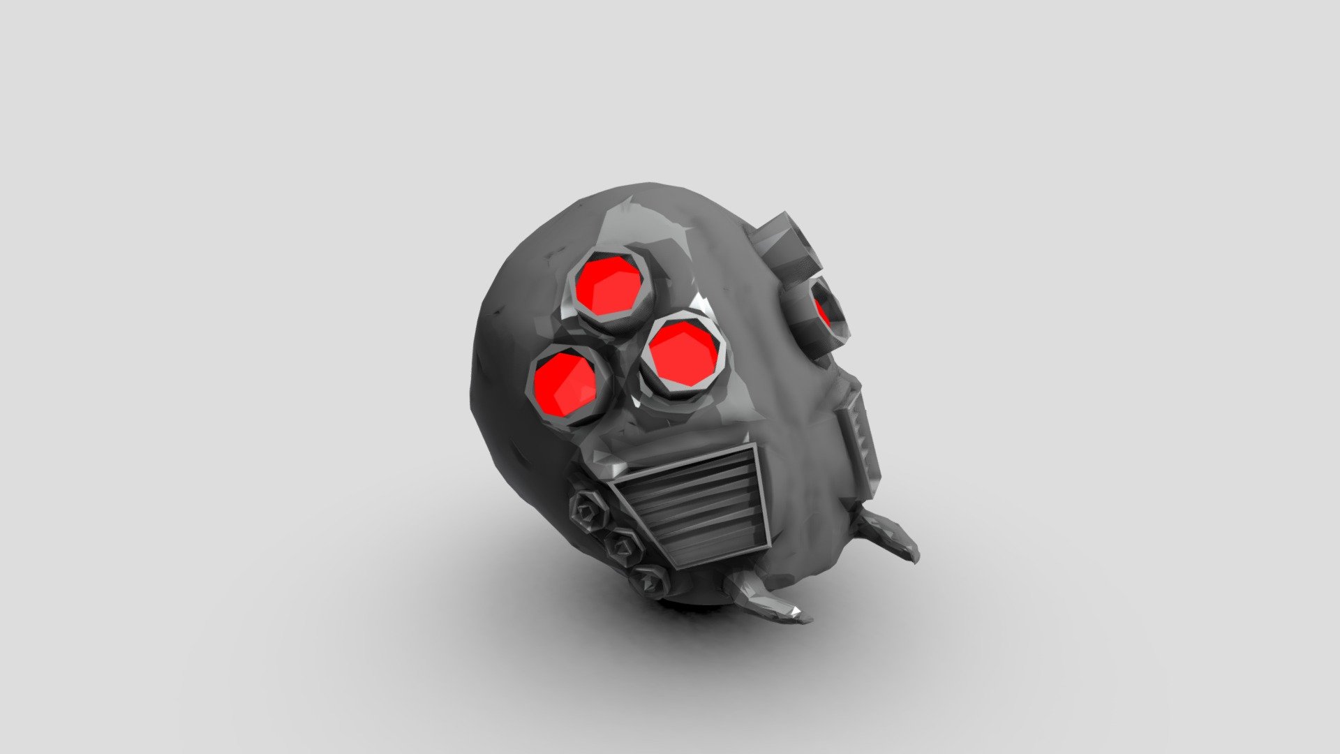Alien Helmet - 3D model by carltehunicorn [03ccc46] - Sketchfab