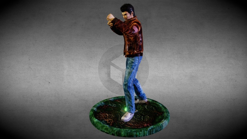 RYO HAZUKI AMIIBO ;) - 3D model by Esppiral [03cd8d2] - Sketchfab