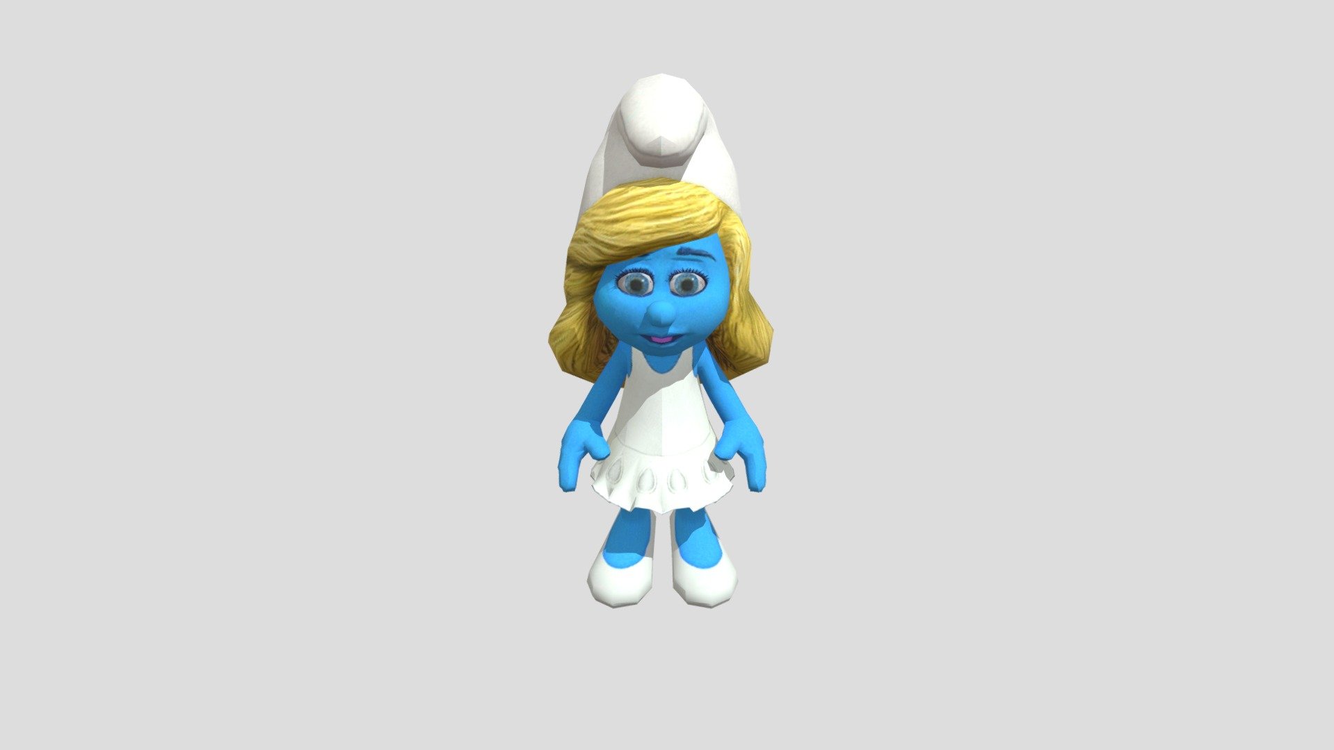 The Smurfs - Smurfette - Download Free 3D model by 3D by Renato ...