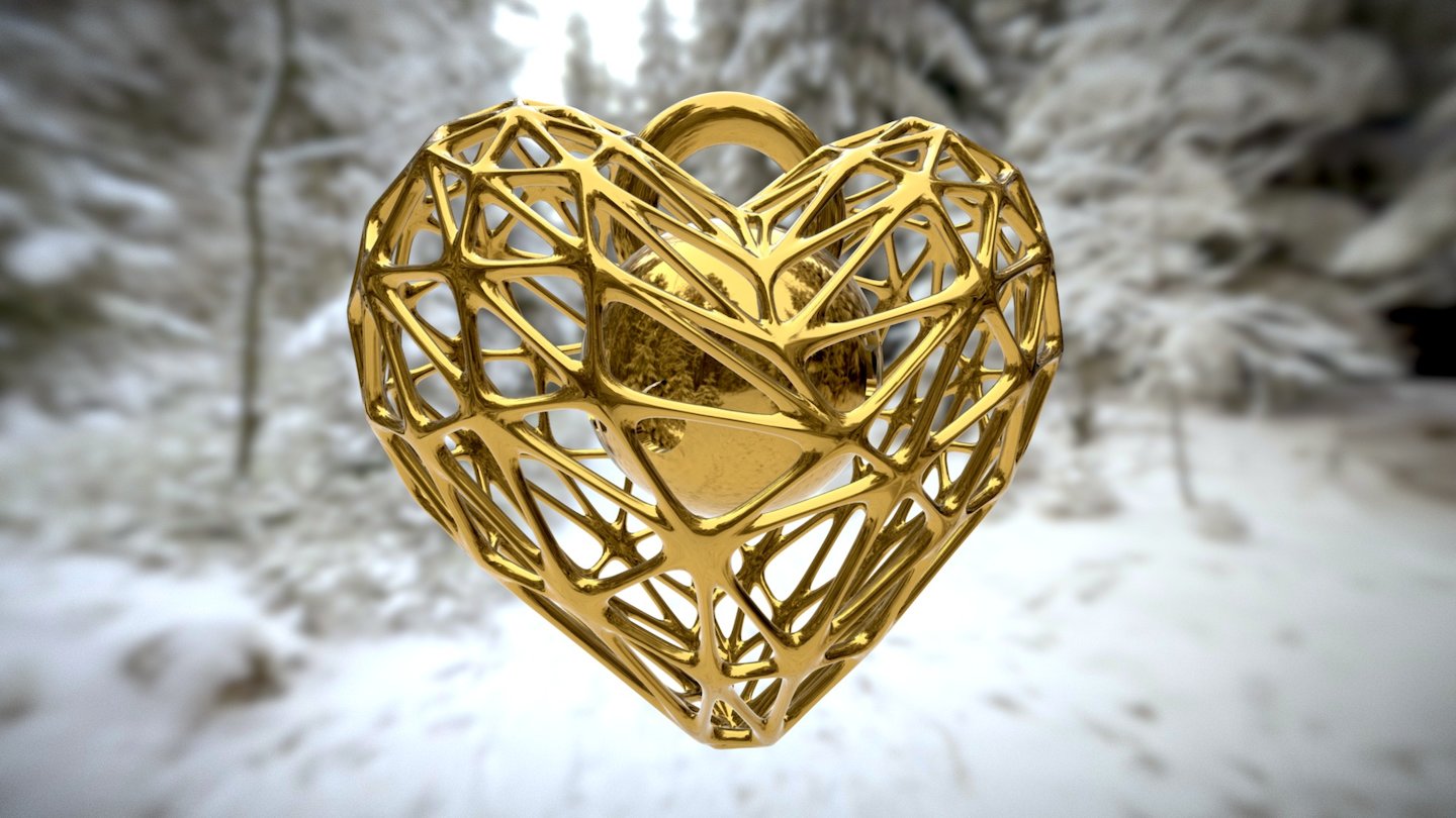 Love Heart - 3D model by HexHyte [03d0794] - Sketchfab