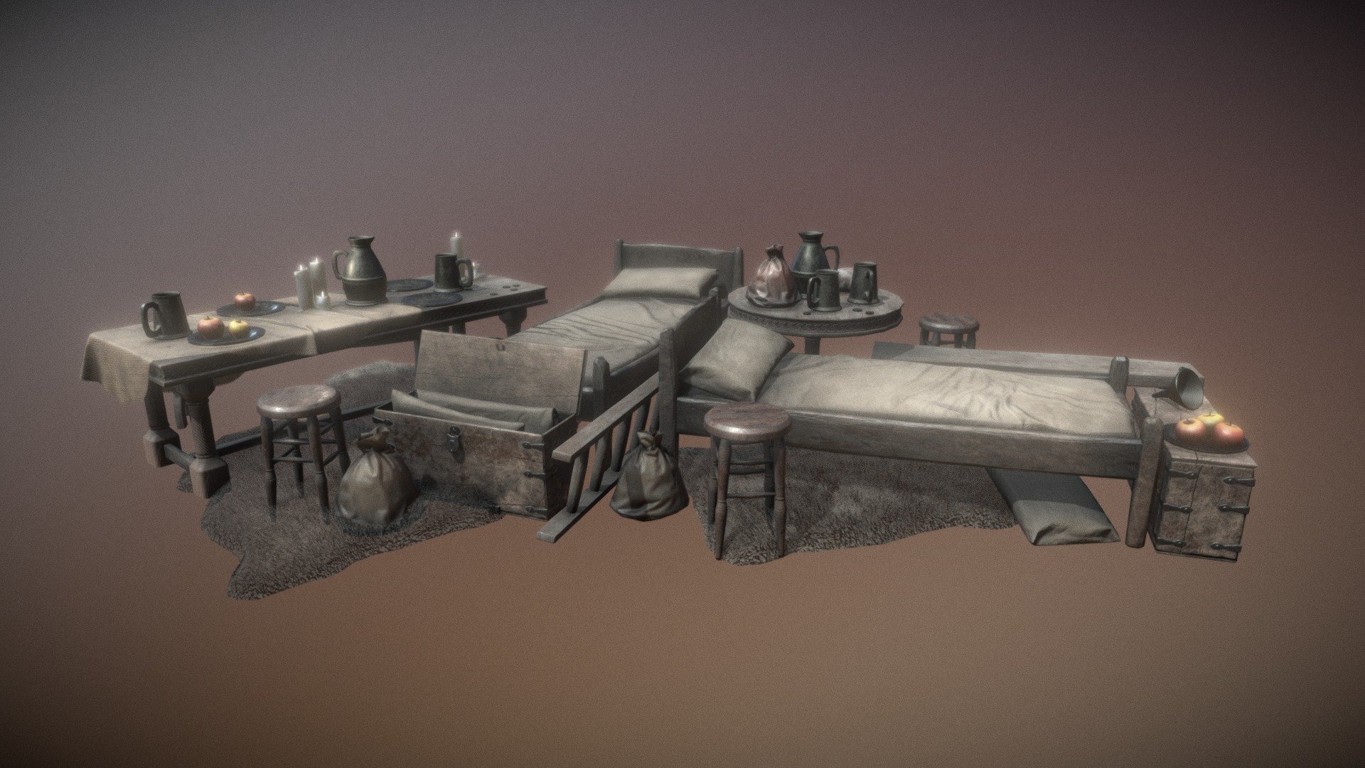 Old Tavern Bundle 2 (of 2) - Buy Royalty Free 3D model by inedible.red ...