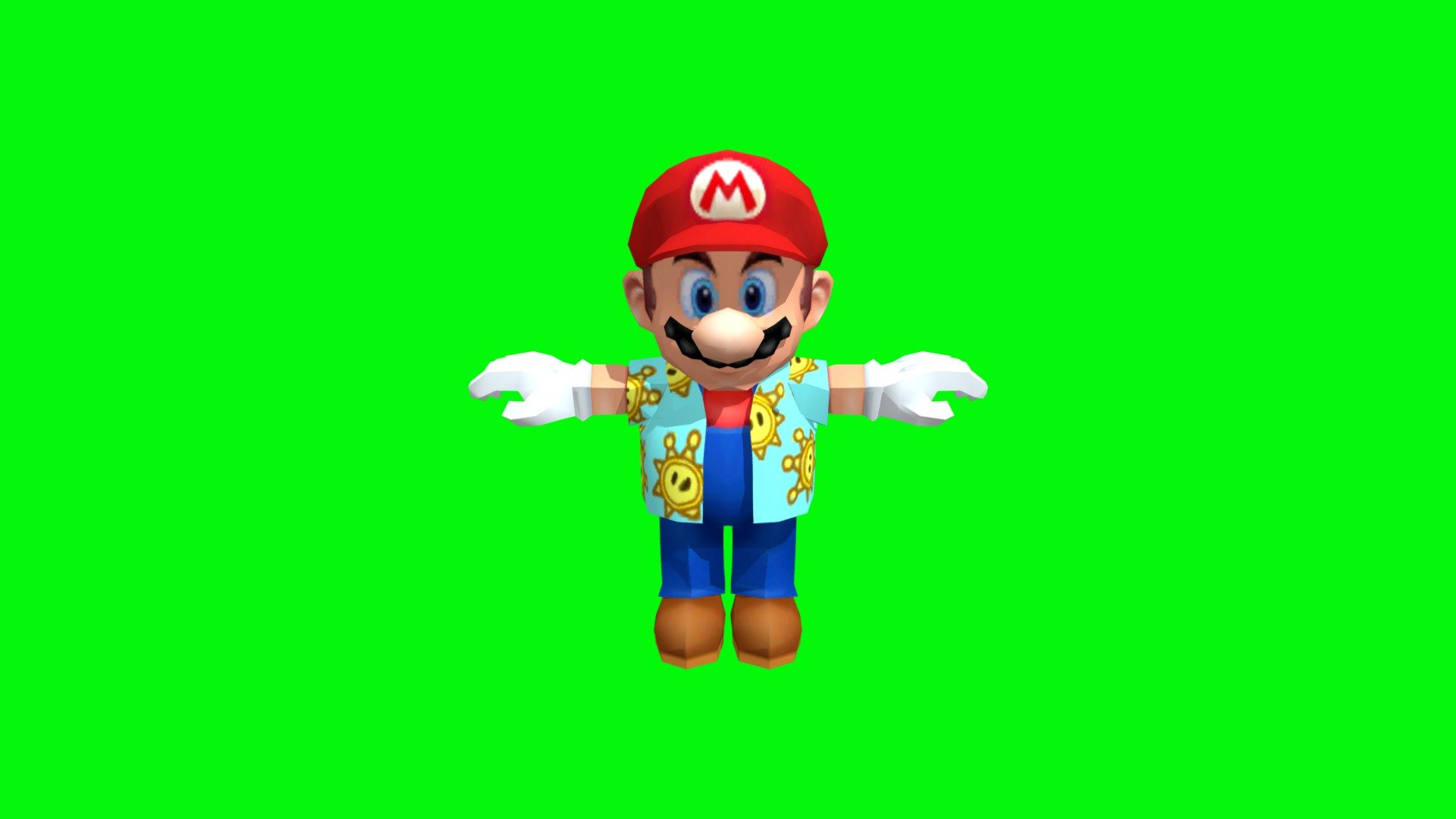 mario-super-mario-sunshine - 3D model by Matendo [03d4d71] - Sketchfab