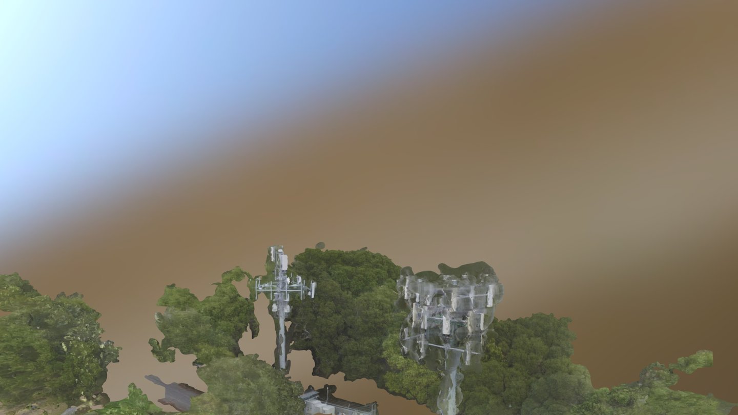 Cell Tower trial - 3D model by Sean (@seandronebase) [03d4ee8] - Sketchfab