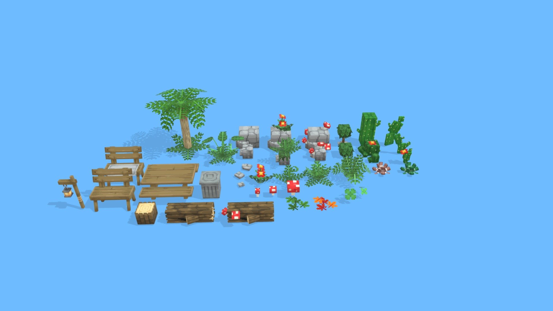 Nature Assets Final Render - 3D model by WilliamQM [03d6a3b] - Sketchfab
