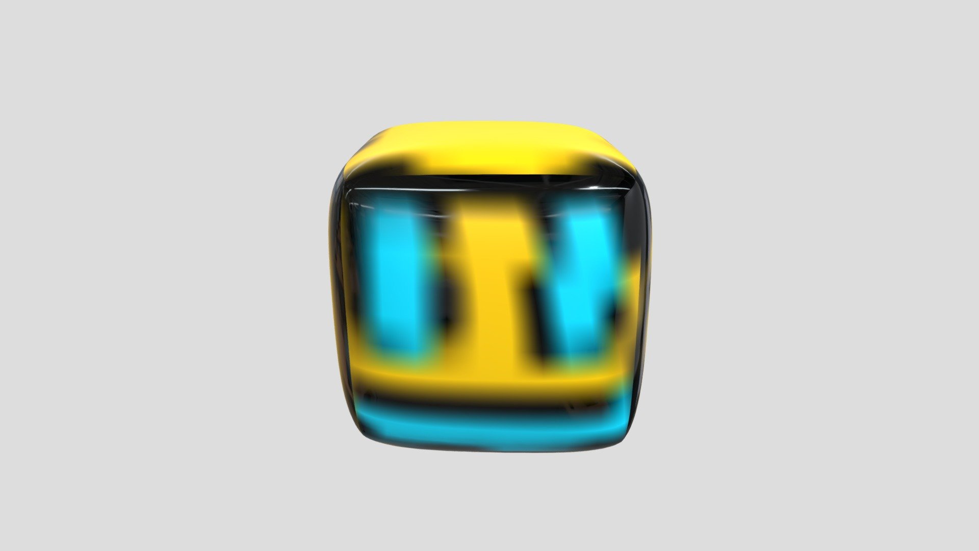 Geometry dash cube - Download Free 3D model by Long louchy ...