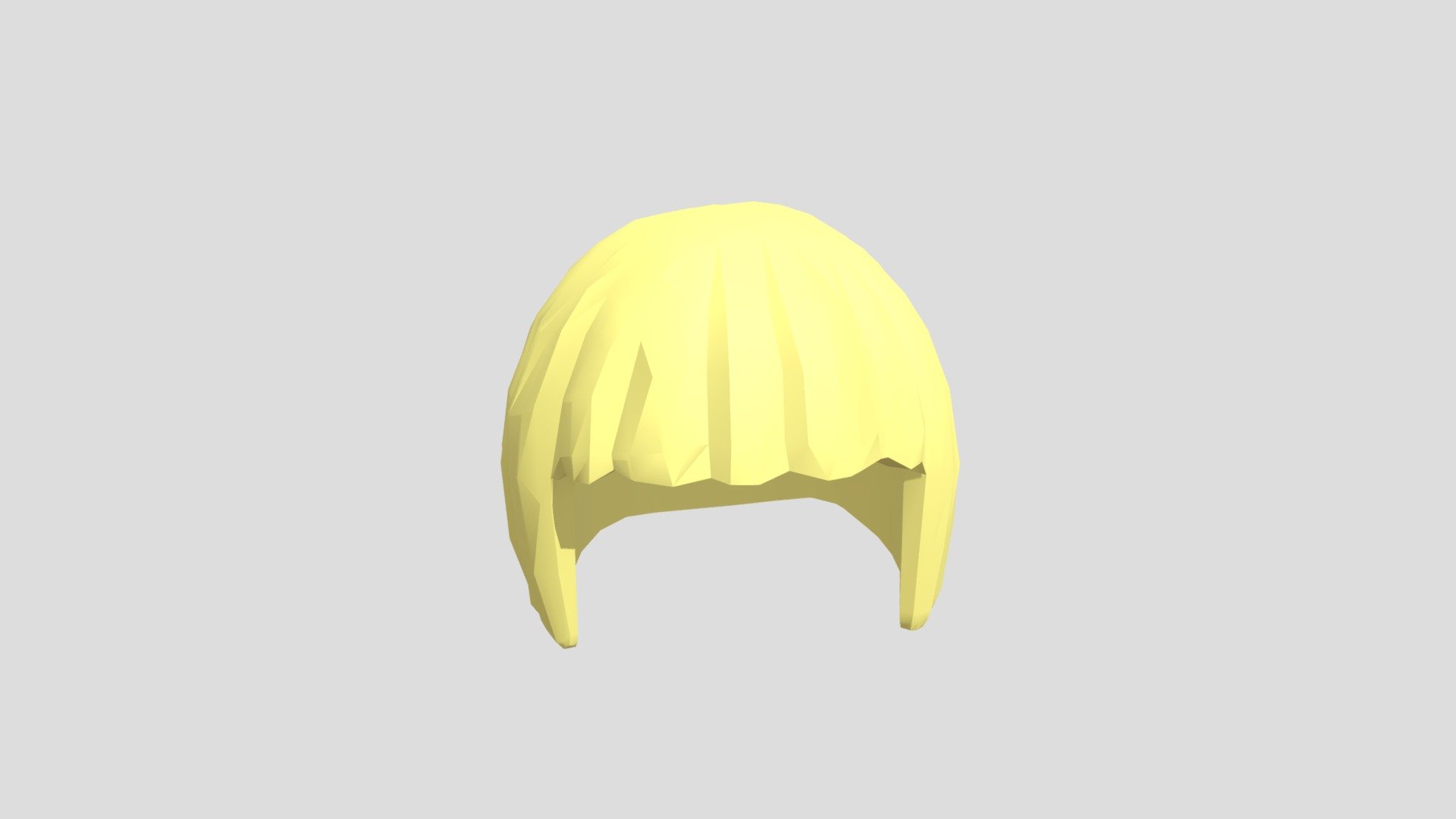 bob cut lego hair nya ninjago 3d model - Download Free 3D model by ...