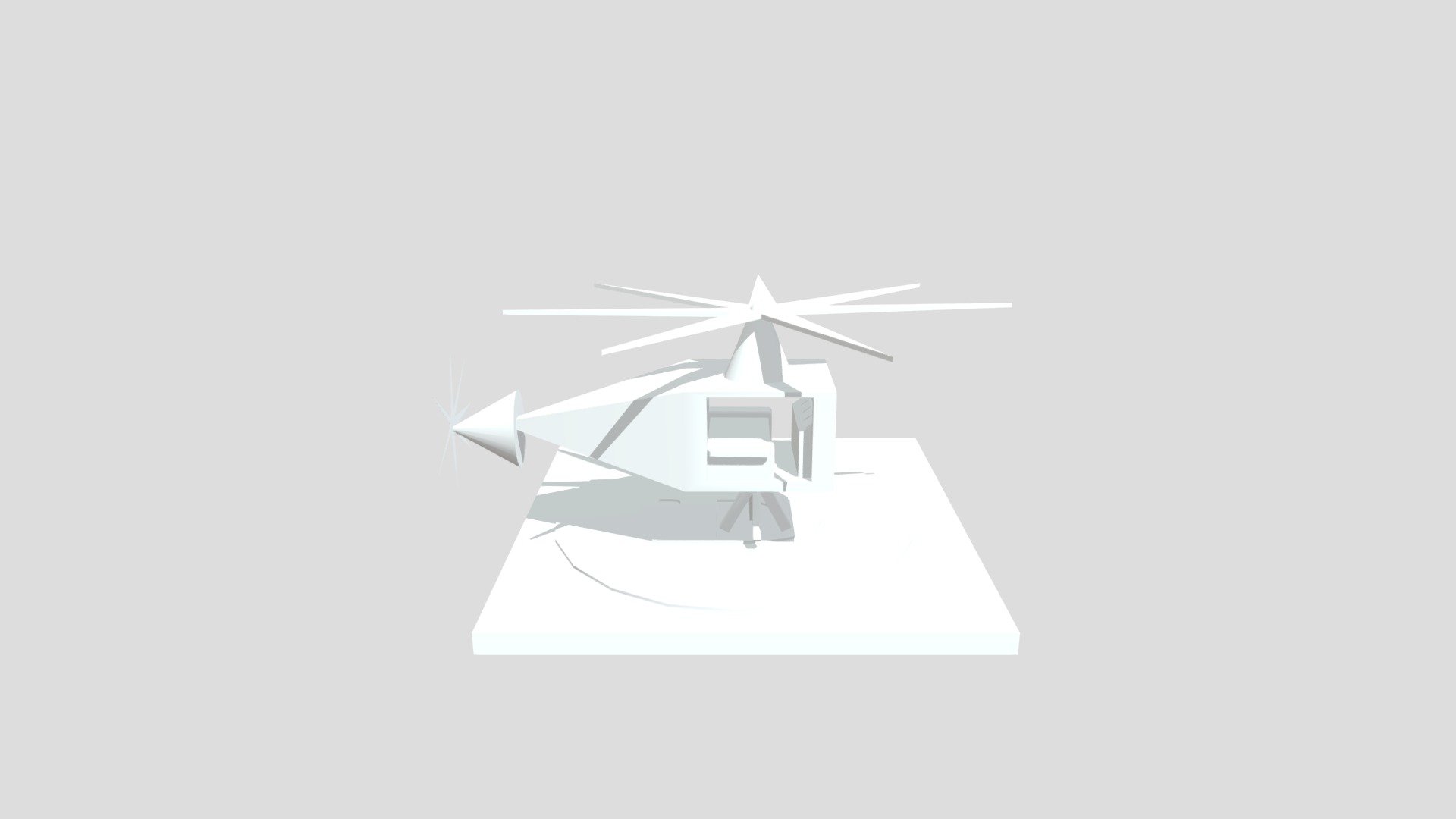 Helicopter 3d Stl - 3D model by darshinikrd [03dea1d] - Sketchfab