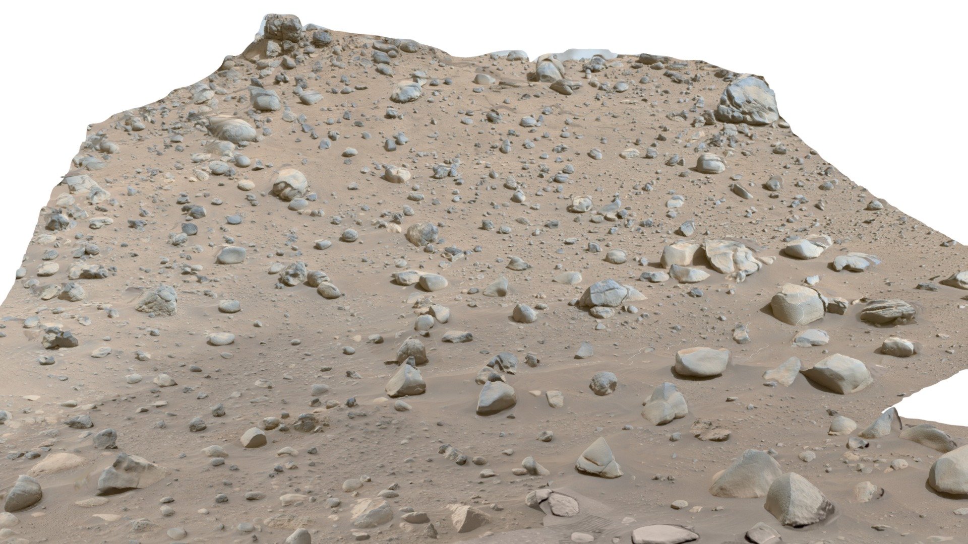 M2020 ZCAM -- Castell Henllys, sol 755 - 3D model by Mastcam-Z [03dfc07 ...