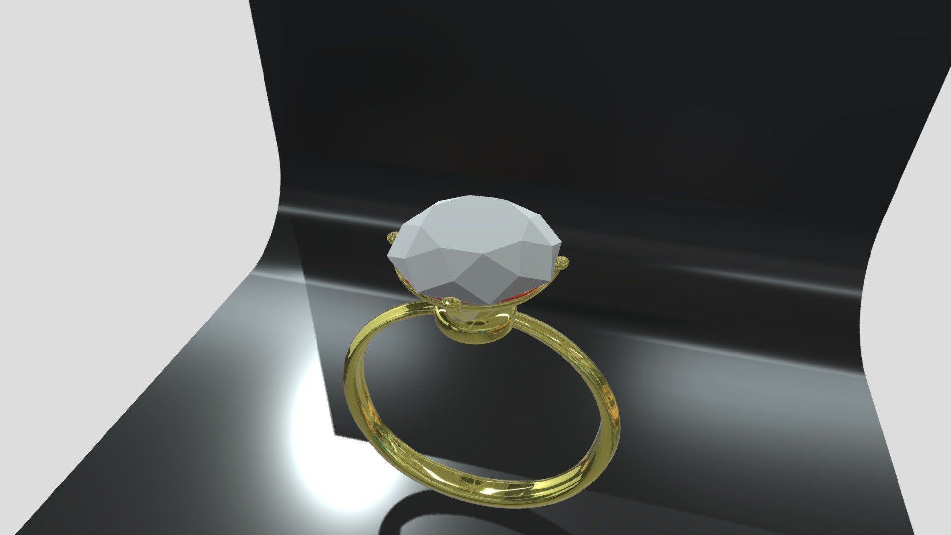 Diamond Ring - 3D model by bkbiplab [03dfe37] - Sketchfab