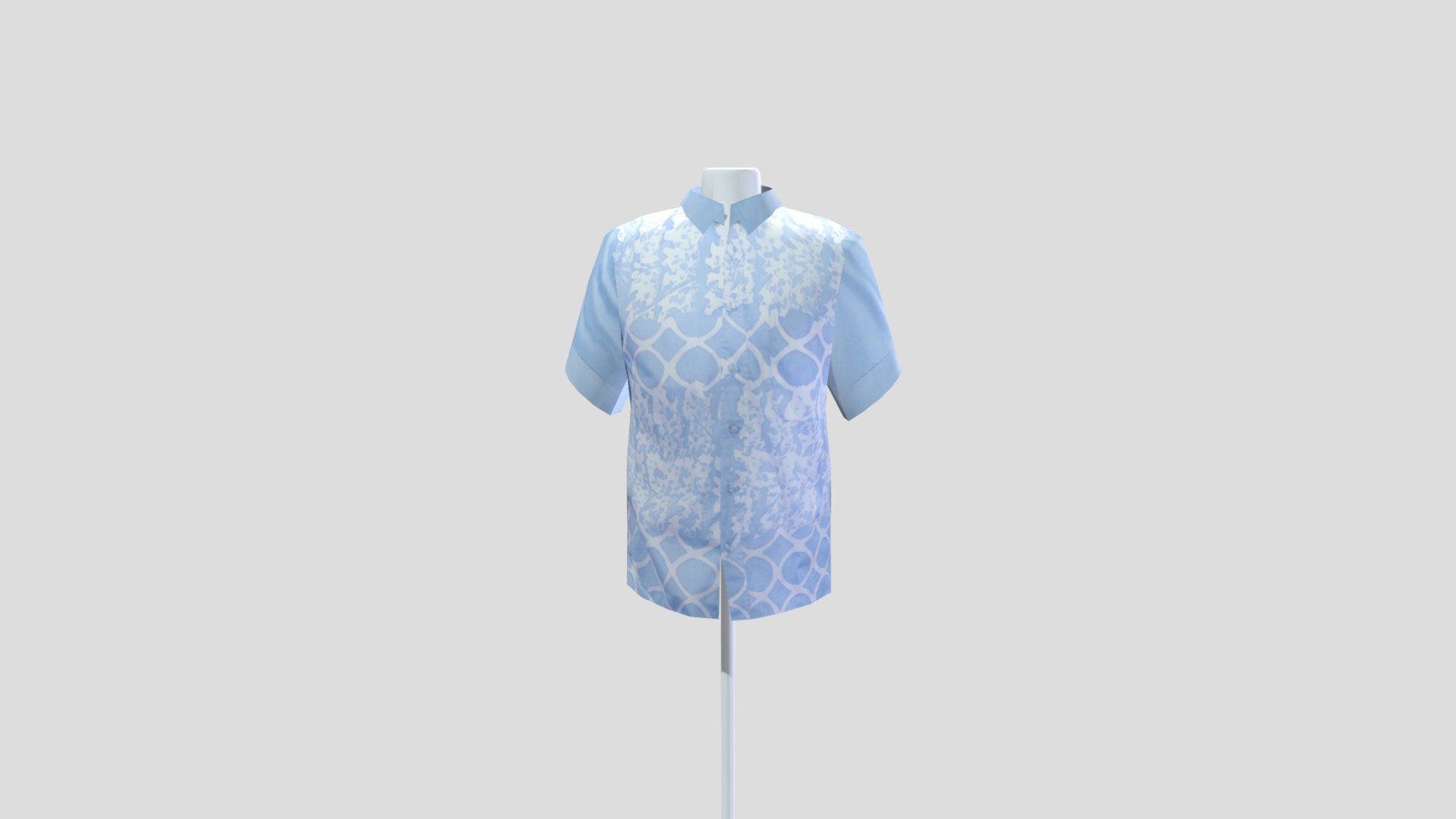 SHORT SLEEVE BATIK SHIRT - Download Free 3D model by eeelabvisual ...