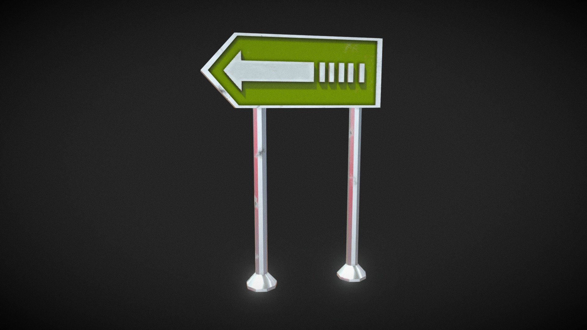 Durable Roadside Sign Board - 3D model by Tabi The Artist (@tayyab2012 ...