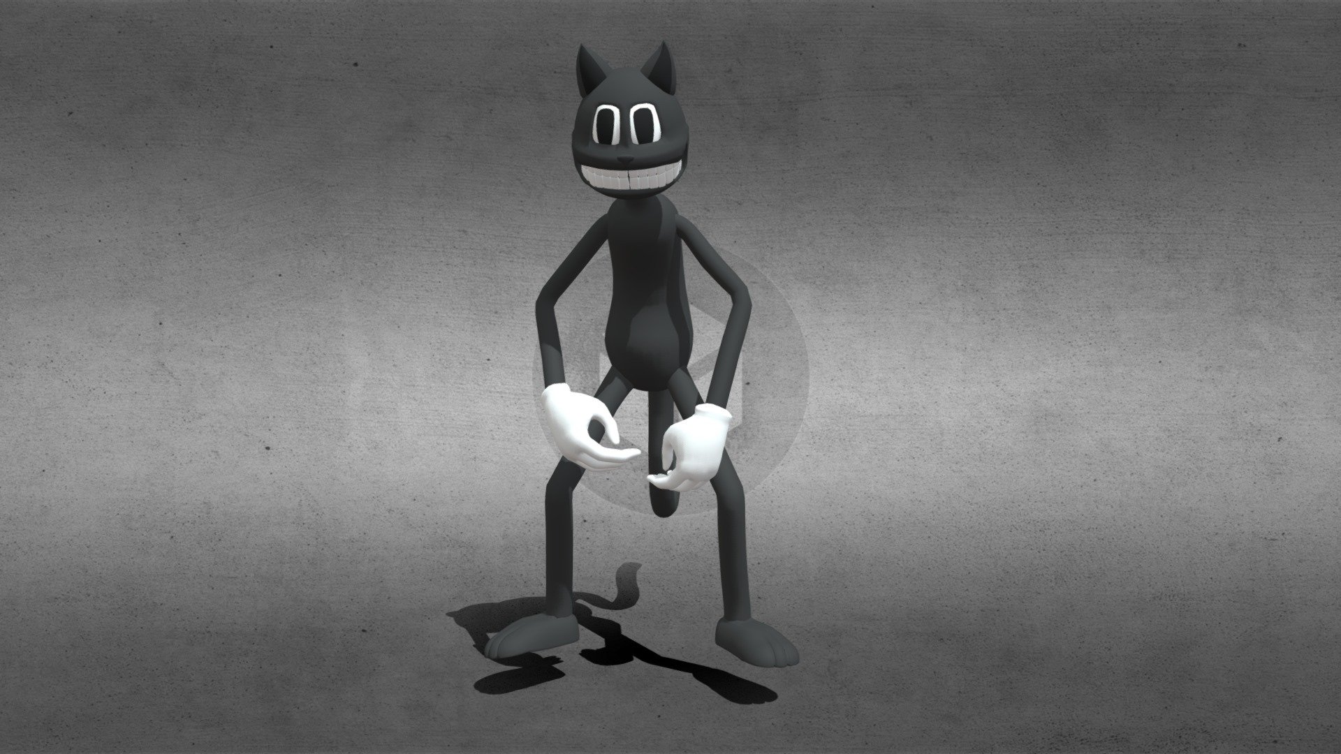 Mutant Jumping cartoon cat - Download Free 3D model by Edward Johnson 3 ...