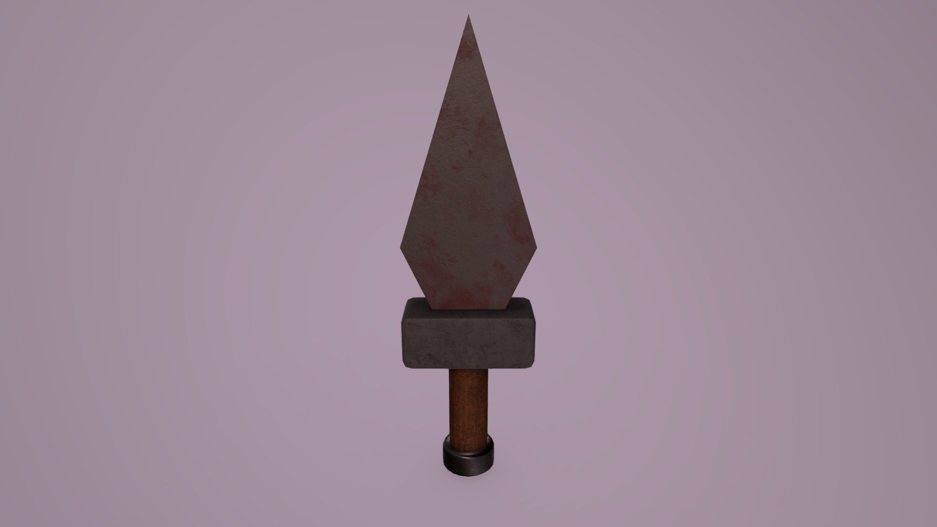 low poly dagger - 3D model by drewsky09 [03e622e] - Sketchfab